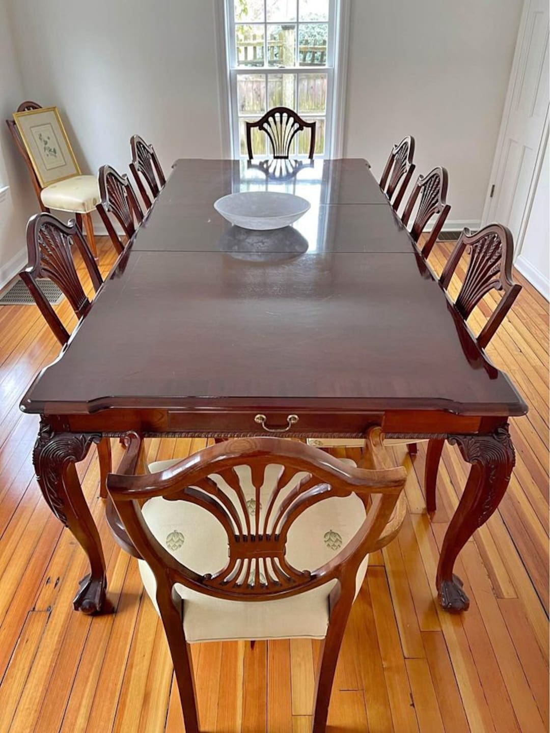 Vintage Mahogany Dining Table and Chairs Set - Etsy UK