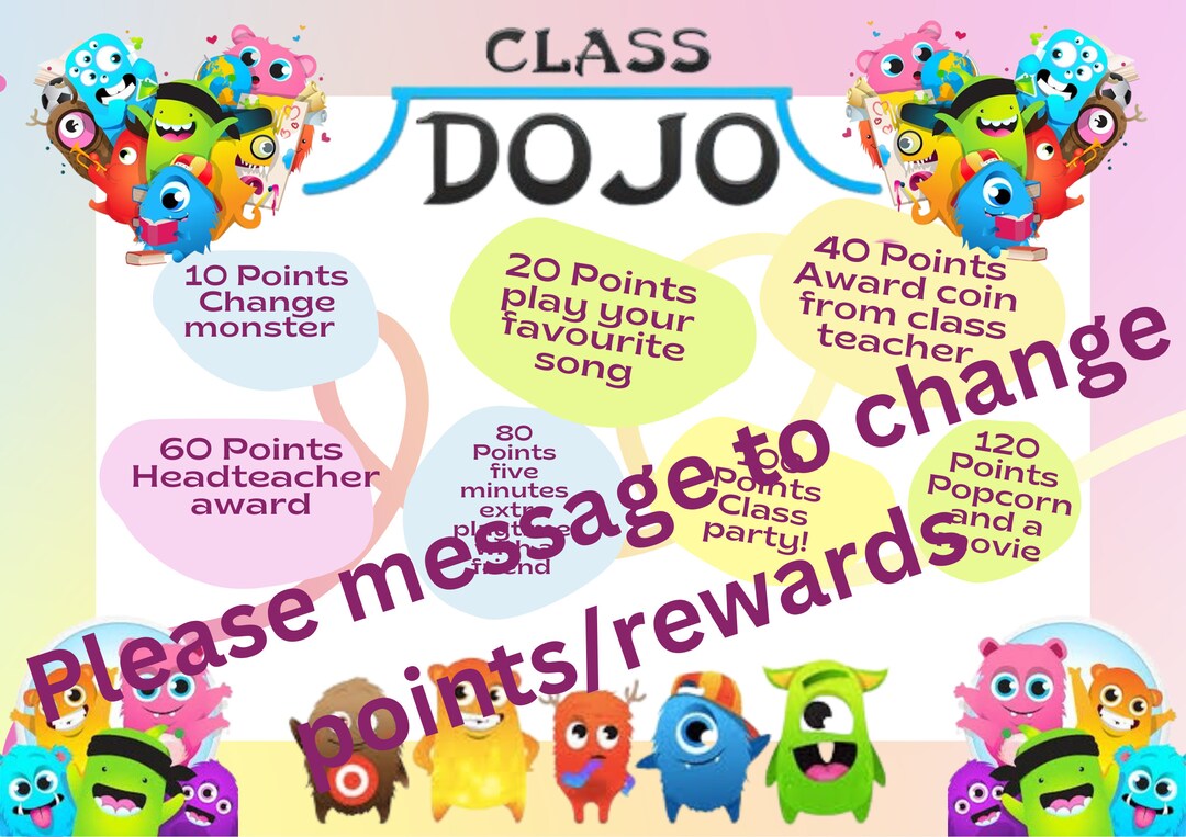 Dojo Reward Chart - Etsy