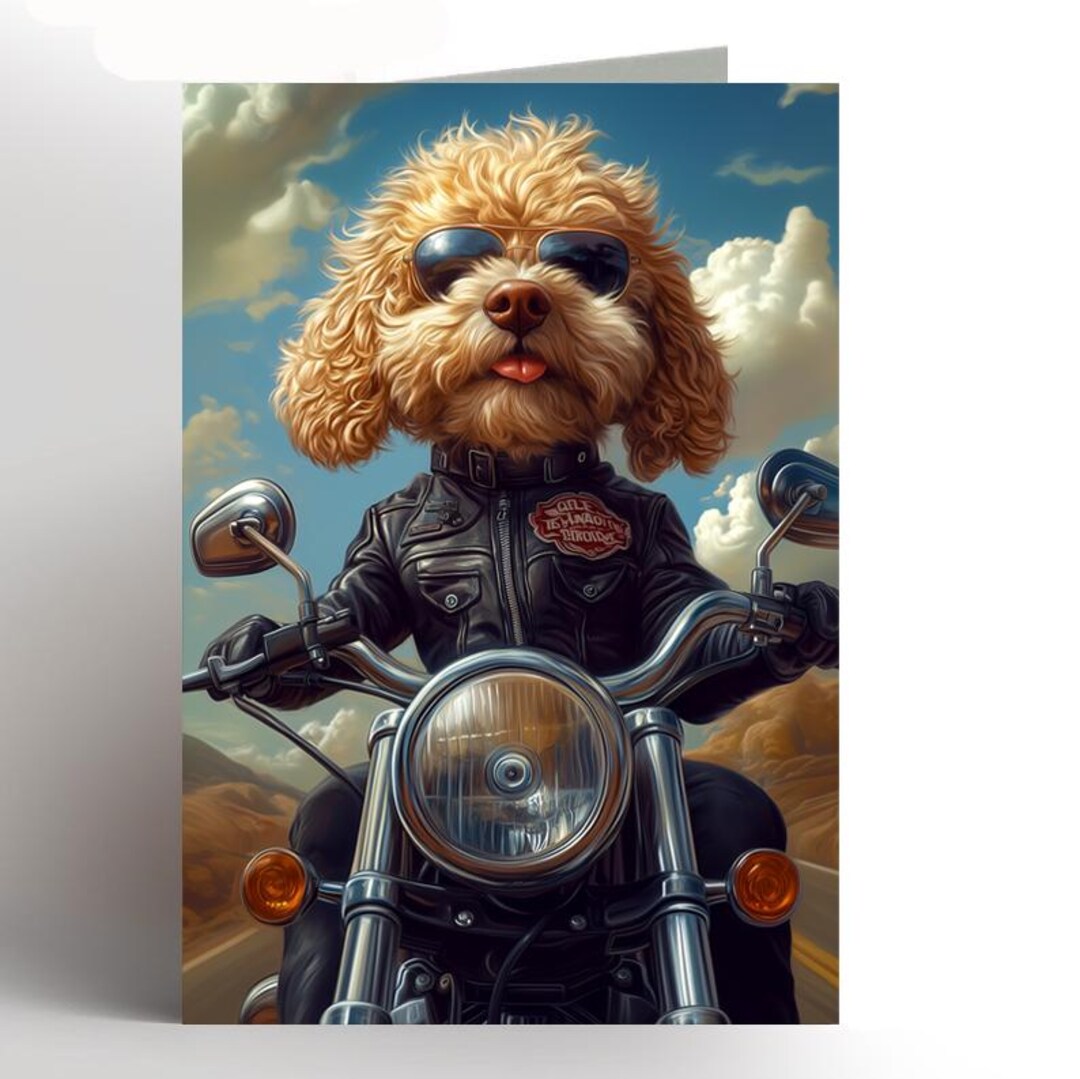 Cockapoo Birthday Card, Cockapoo Love, Cockapoo Greeting Card, Dog ...