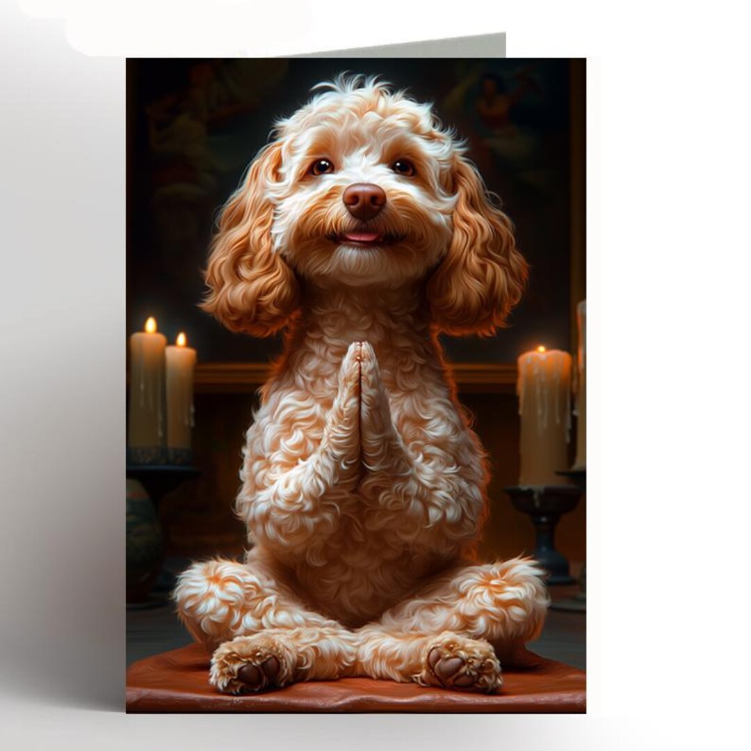 Cockapoo Birthday Card, Cockapoo Love, Cockapoo Greeting Card, Dog ...