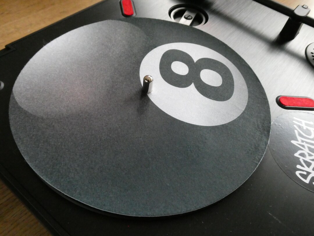 8-ball 7" Slipmat- Felt DJ Scratch Turntable Slip Mat Record Player ...