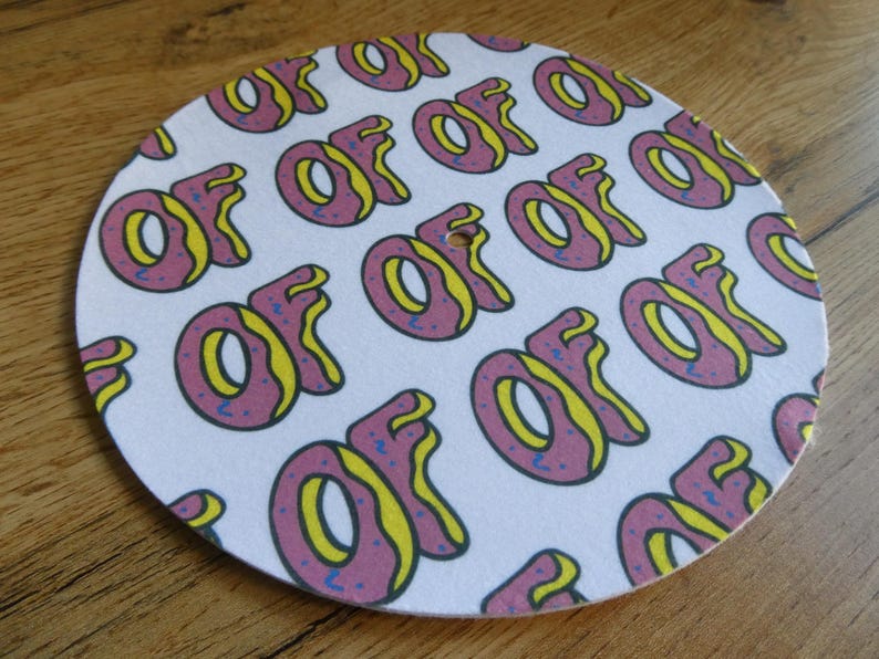 Odd Future Hip Hop 7" Slipmat- Felt DJ Turntable Slip Mat Record Player ...