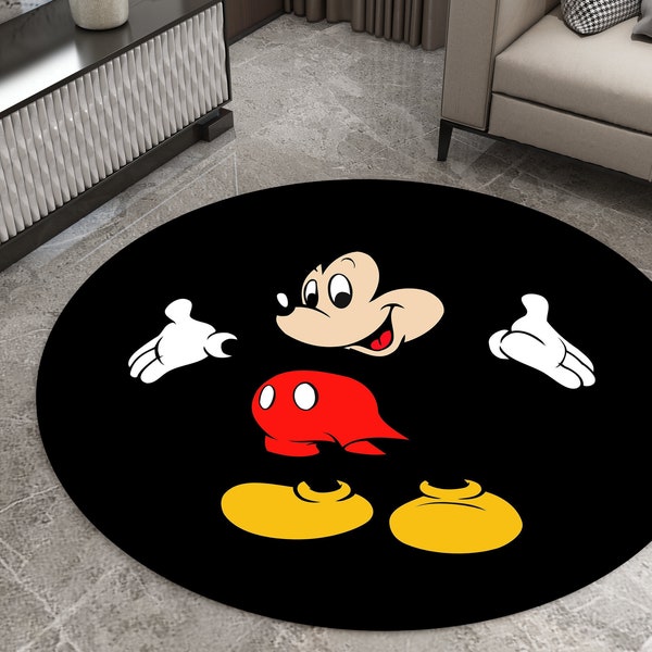 Mickey Mouse Rug - Etsy