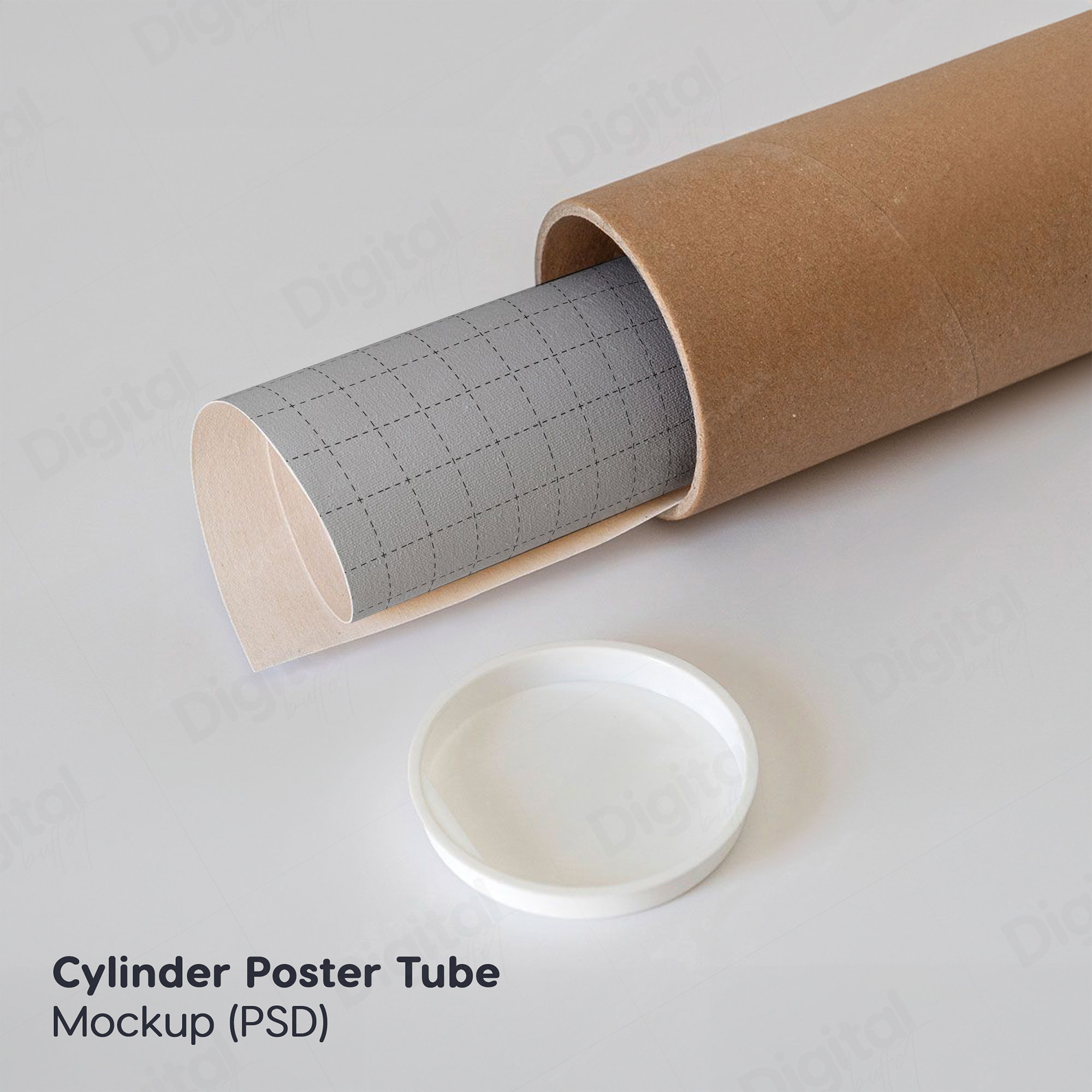Cylinder Poster Tube Mockup (PSD) - Etsy