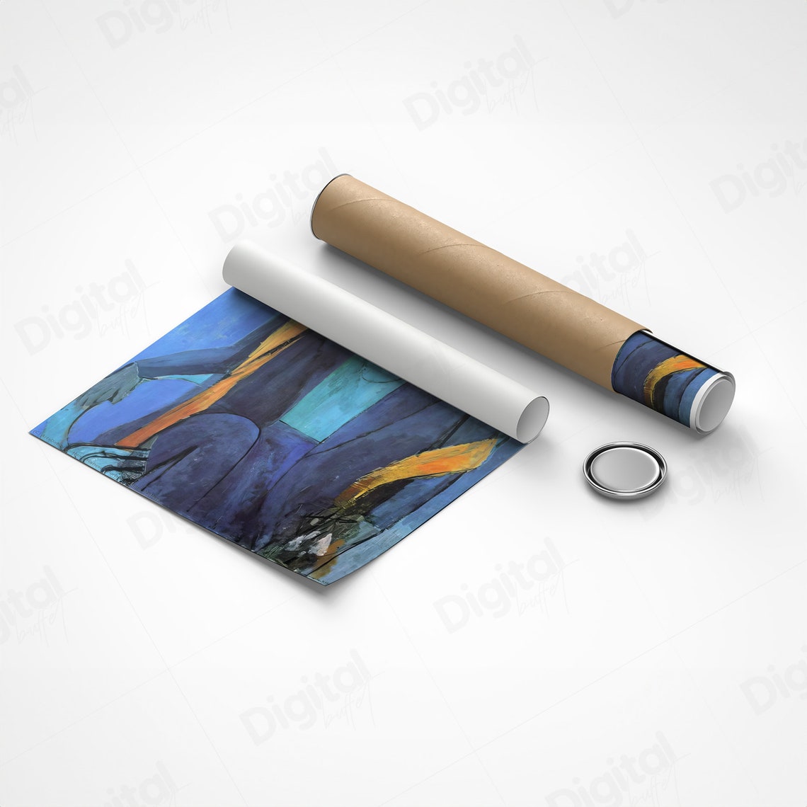 Cylinder Tube Poster Mockup (PSD) - Etsy