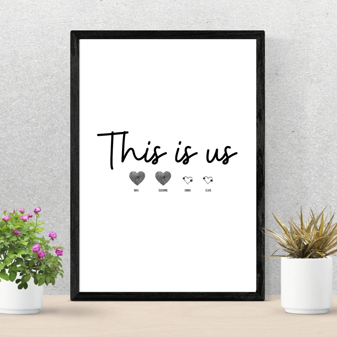 Customizable This is Us Poster Digital Download - Etsy