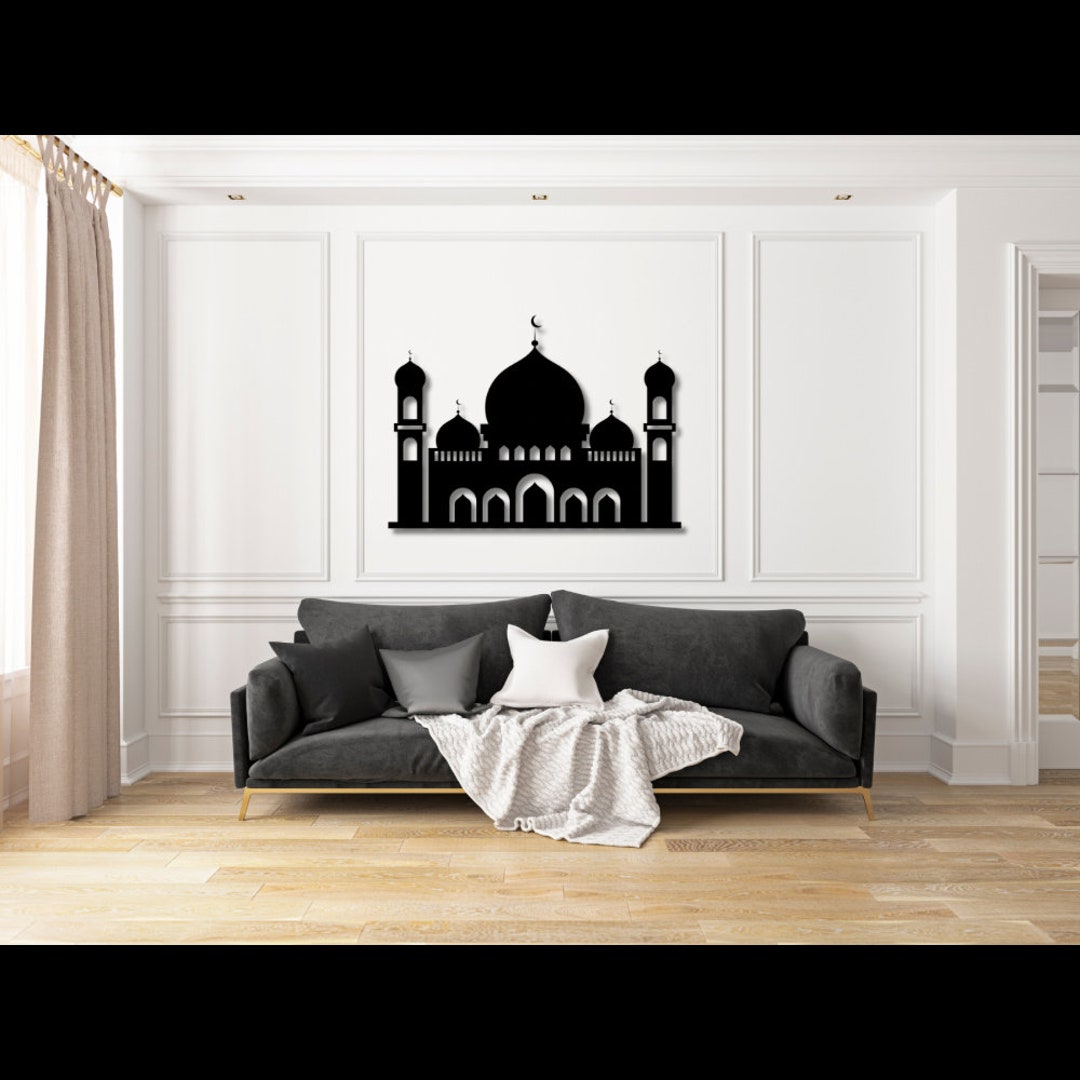 Laser Cut Mosque Islam Silhouette Mosque Laser Cut Files DXF SVG XTOOL ...