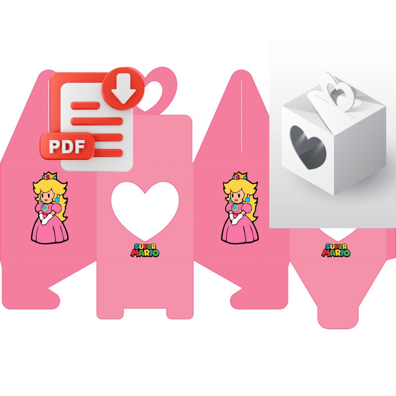 Super Mario Papercraft Craft Template Template PDF Super Mario - Etsy