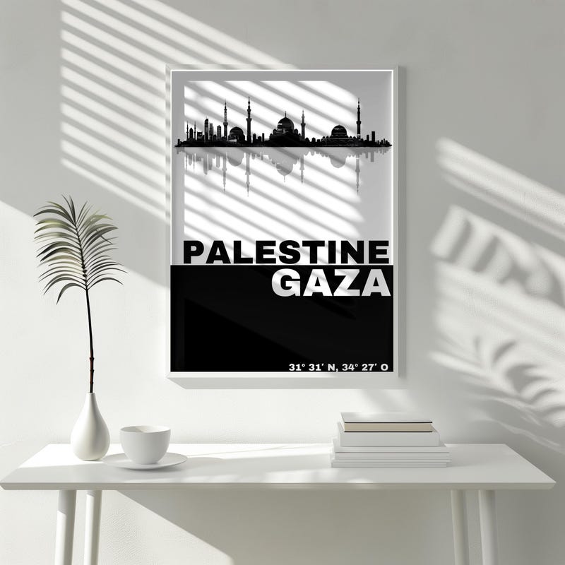 Gaza Art Canvas - Etsy