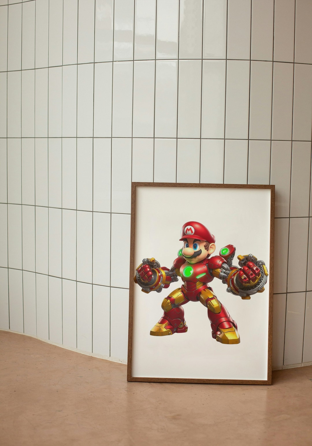 Super Mario as a Superhero SVG PNG Bundle Iron Man Avengers Shirt Wall ...