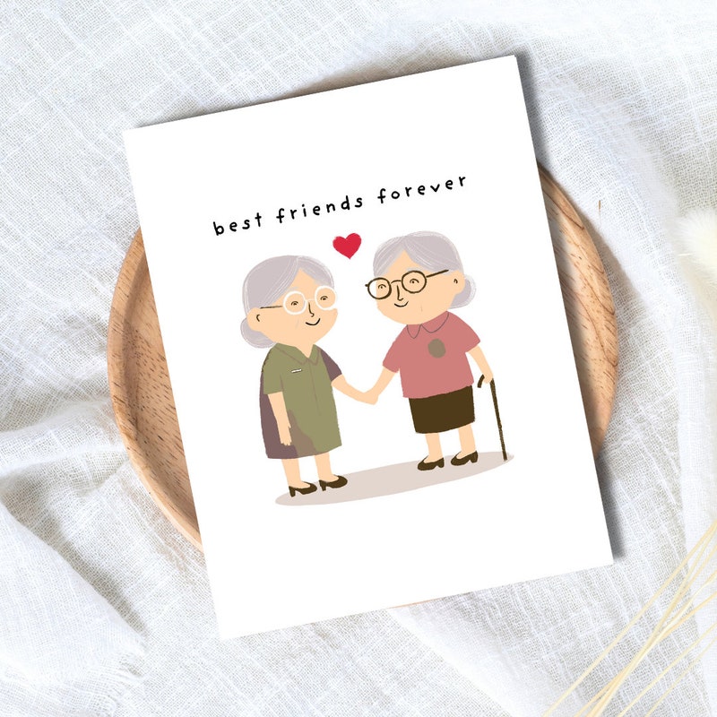 Best Friend Card - Etsy
