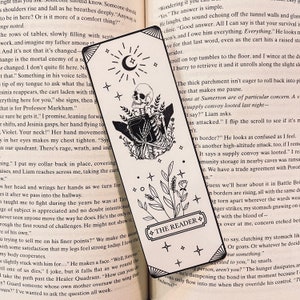 The Reader Tarot Card Bookmark for Book Lovers and Tarot Card Lovers - Etsy