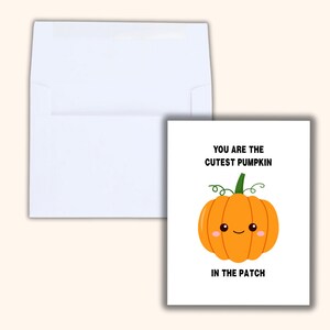 The Cutest Pumpkin | Spooky Love Halloween Card Birthday Card for ...