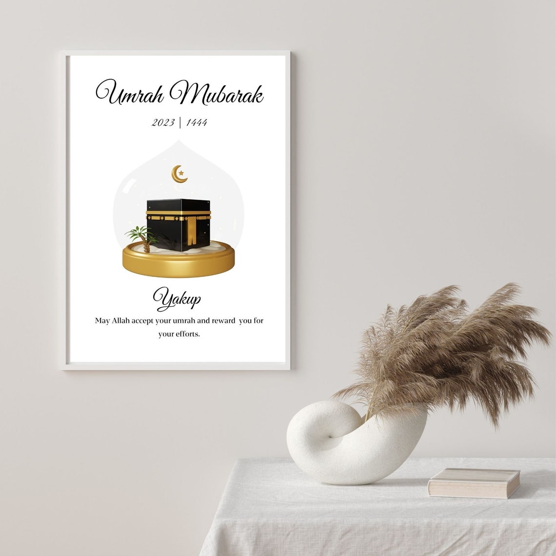 Personalized Umrah Mubarak & Hajj Mubarak Gift Umrah Gift - Etsy