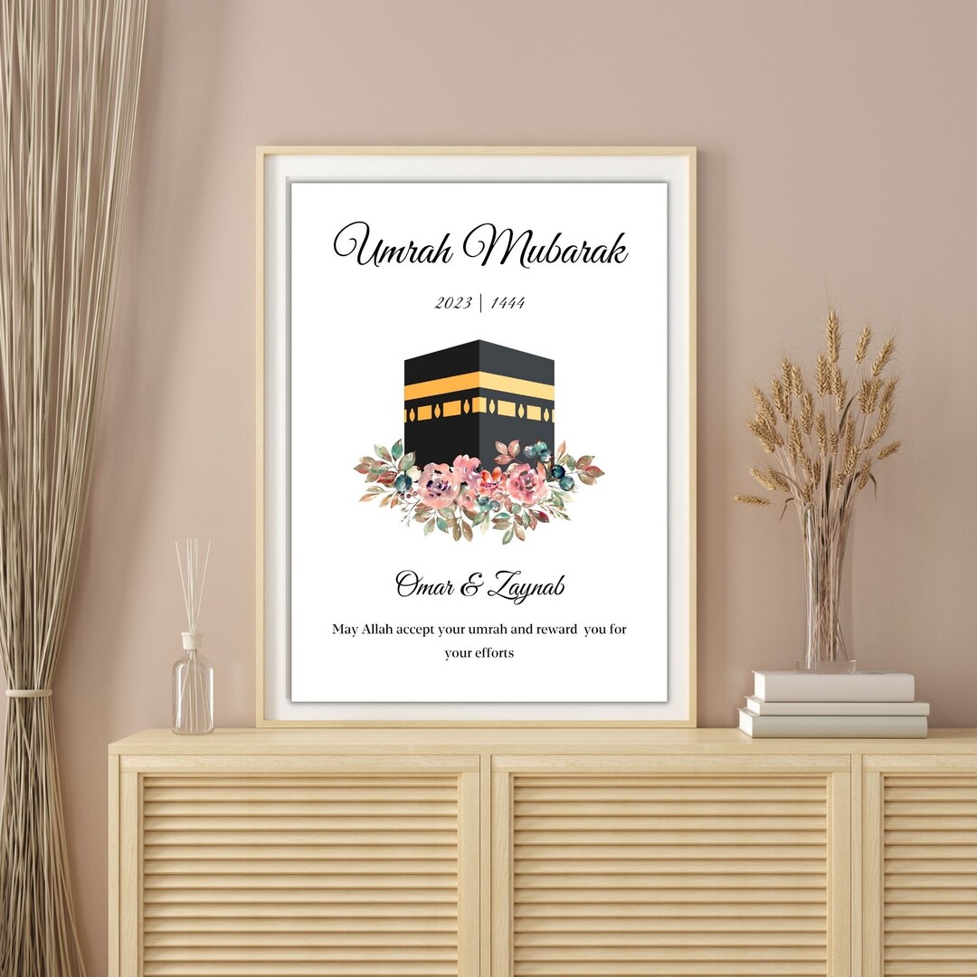 Personalized Umrah Mubarak & Hajj Mubarak Gift, Umrah Gift, Hajj Gift ...