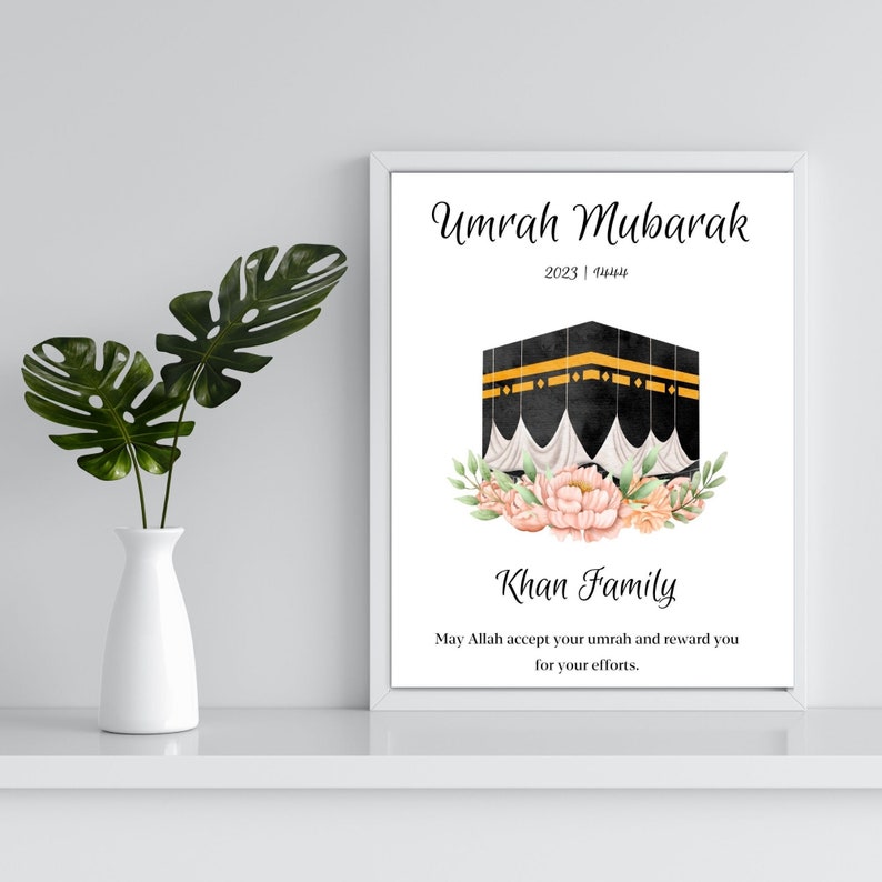 Personalized Umrah Mubarak & Hajj Mubarak Gift, Umrah Gift, Hajj Gift ...