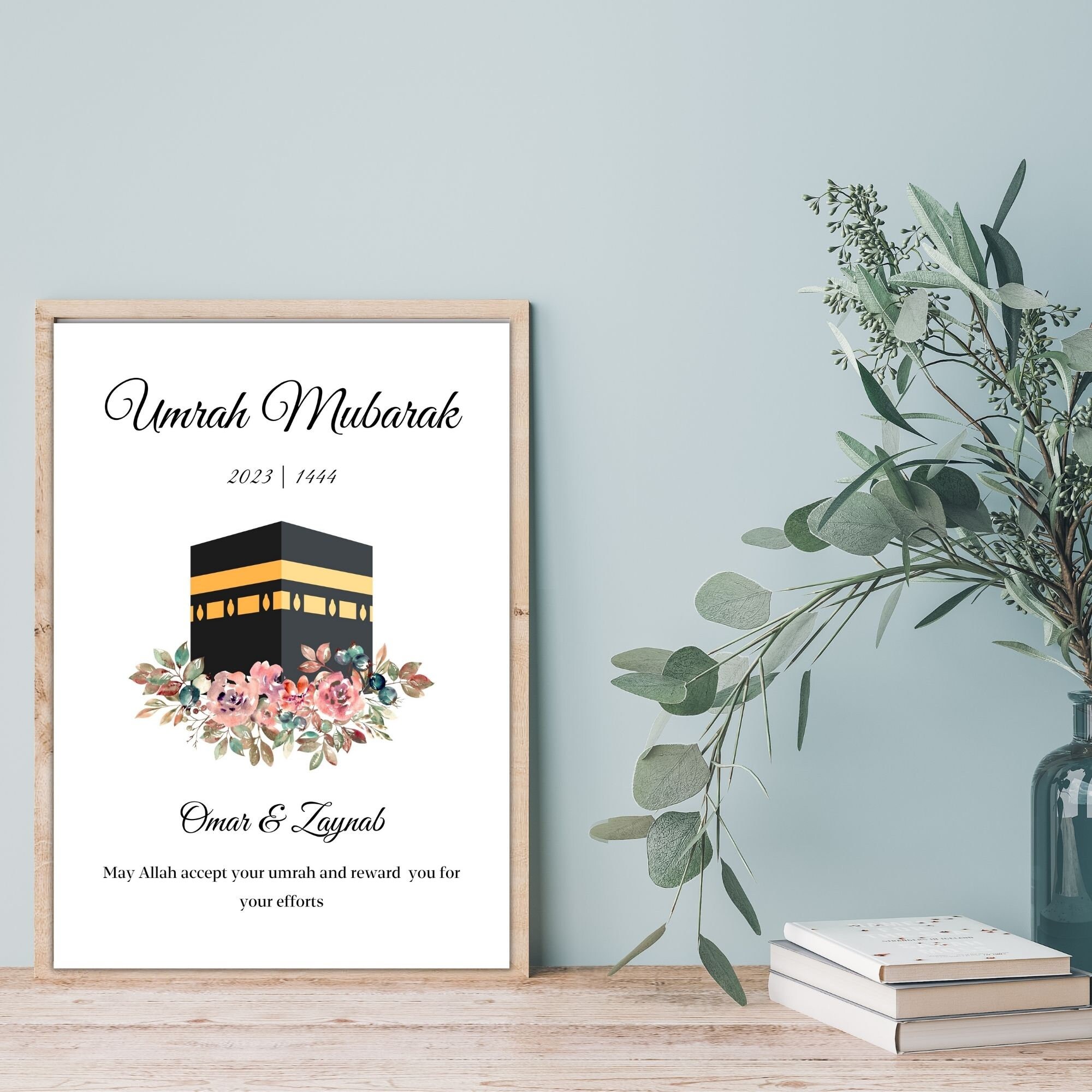 Personalized Umrah Mubarak & Hajj Mubarak Gift, Umrah Gift, Hajj Gift ...