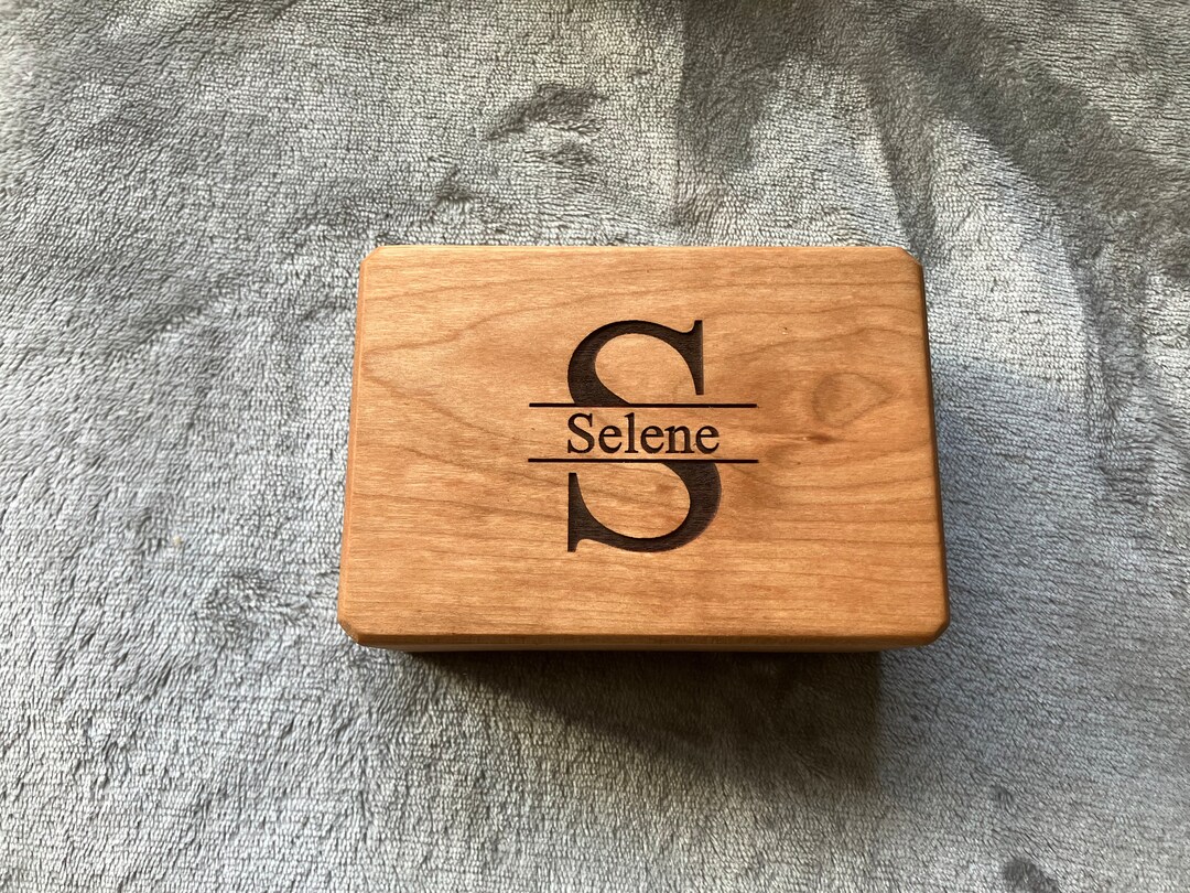 Personalized Engraved Memory Box, Wood Box, Gift for Him, Keepsake Box ...