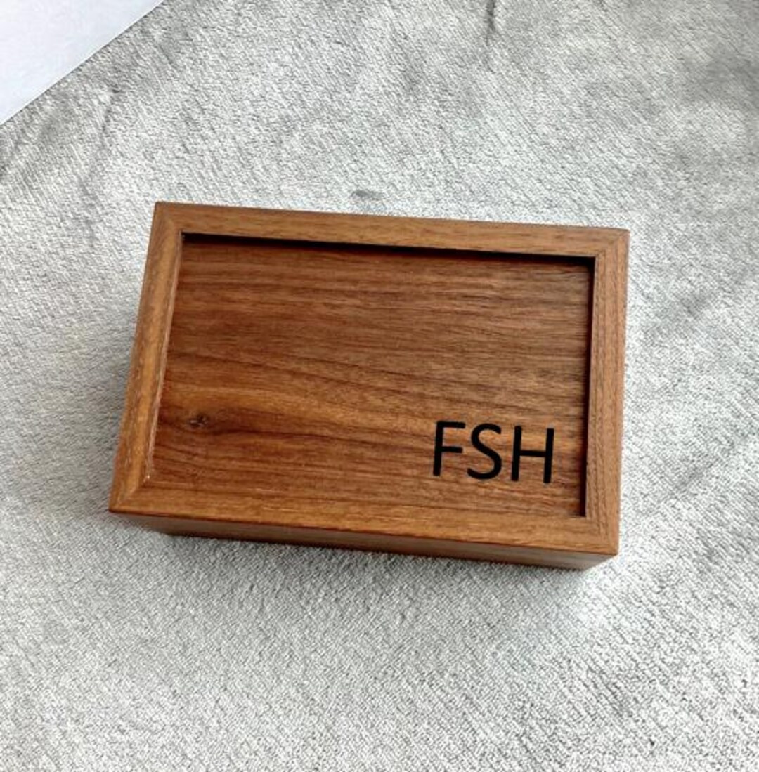 Keepsake Box, Custom Engraved Box, Engraved Valet Box, Wedding Gift Box ...