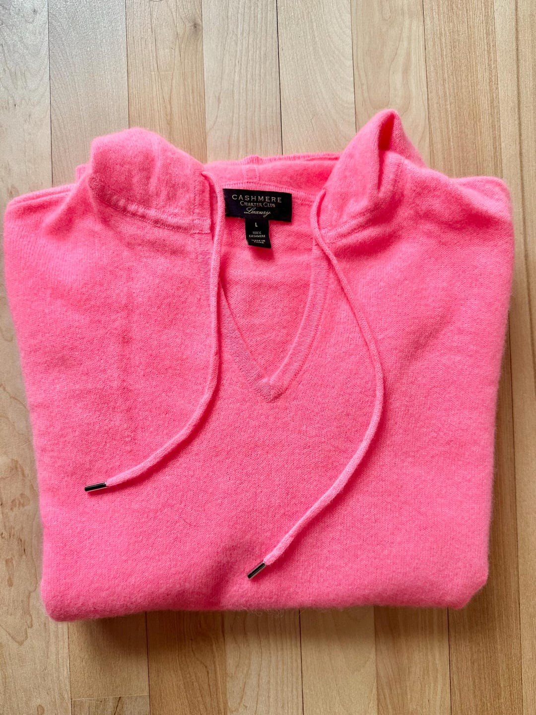 Neon Pink 100% Cashmere Hoodie! Extra Soft! - Etsy