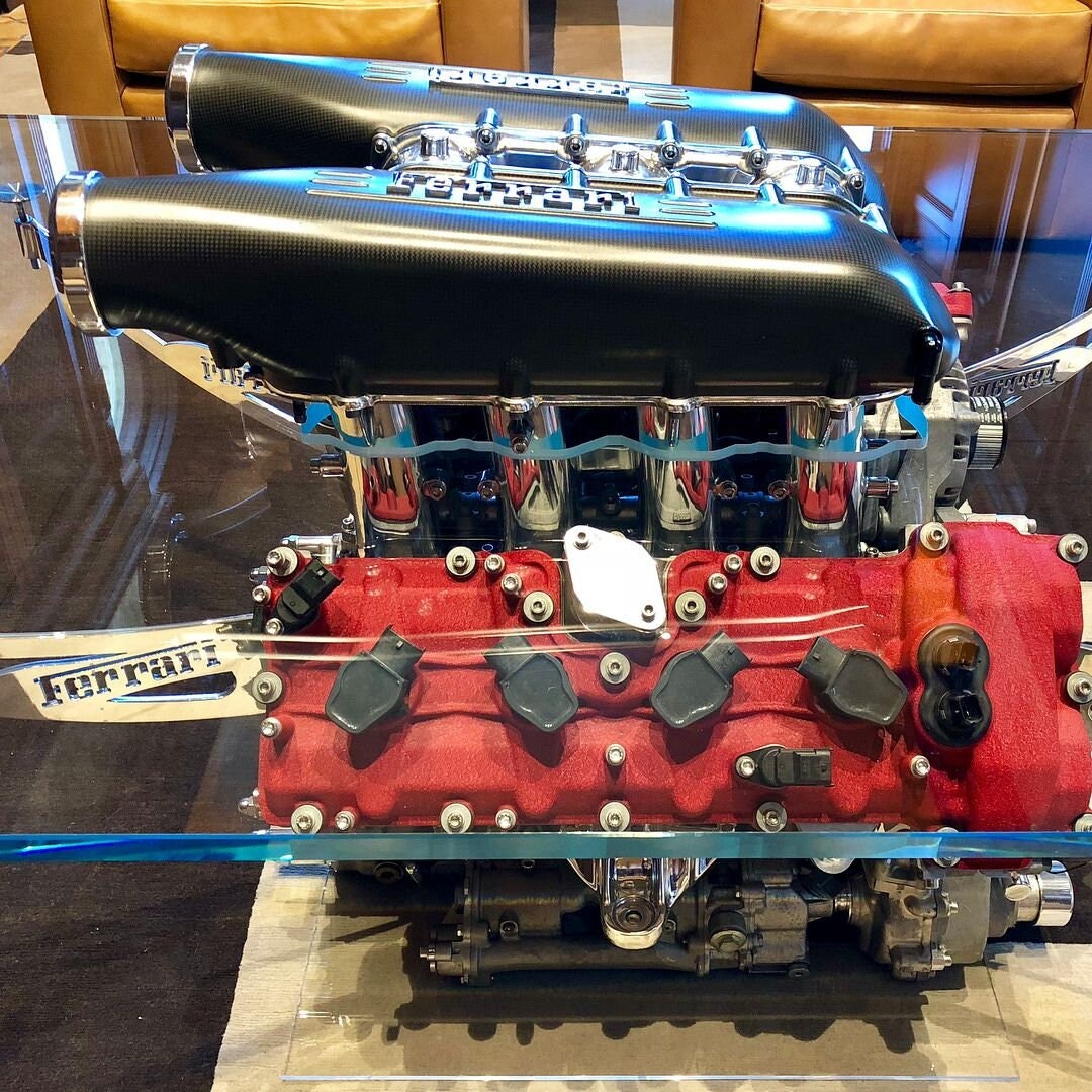 Ferrari F430 Engine Original Parts Built Coffee Table - Etsy