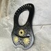 Black Rosewood Engraved Lyre Harp With Ten Metal Strings - A Melodic ...