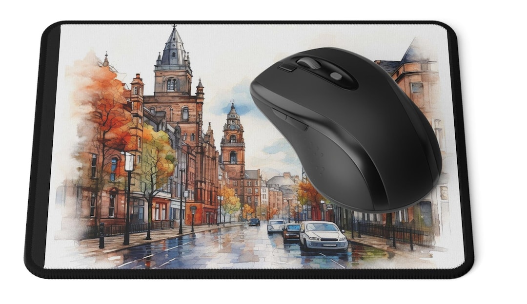 School Desk Accessory Glasgow Gift, Glasgow Street Mouse Pads ...