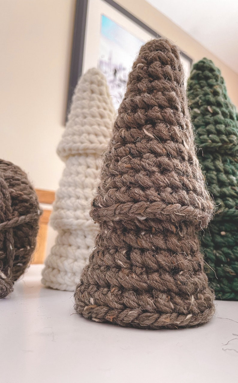 Rustic Christmas Tree Crochet - Etsy