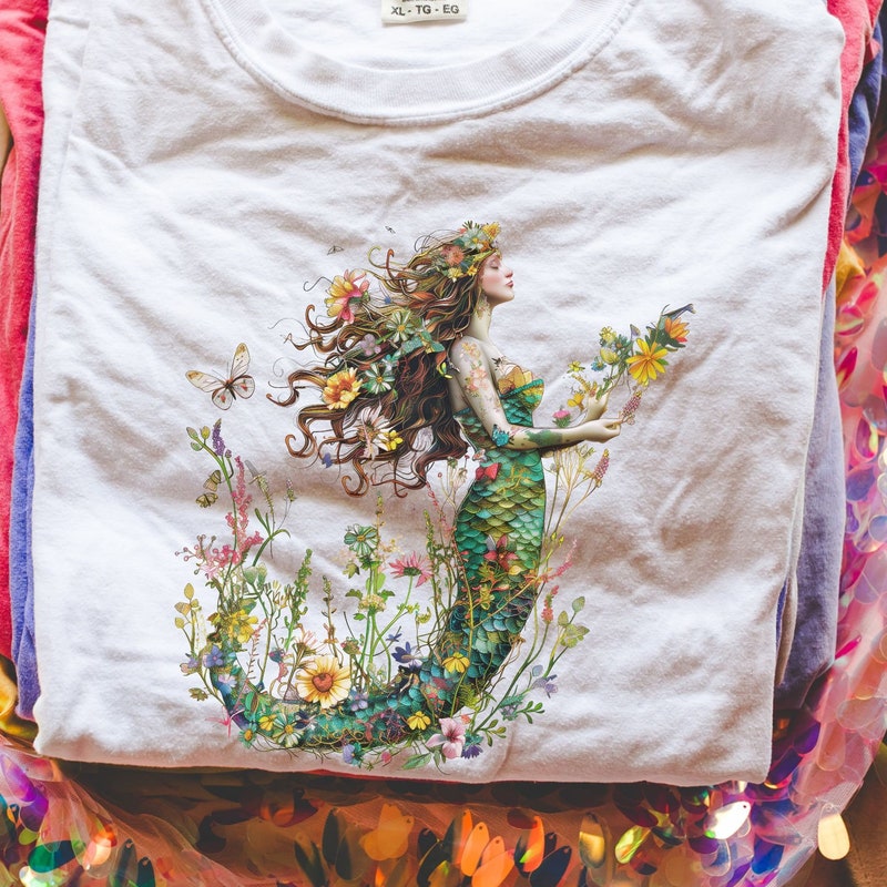 Mermaid T Shirt - Etsy