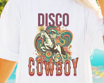 Western Graphic Tee Comfort Colors Shirt Retro Cowboy T Shirt Country ...