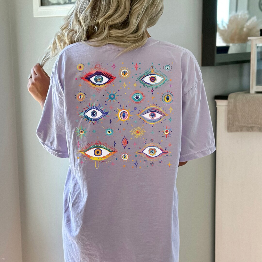 Evil Eye Shirt, Evil Eye Retro Shirt, Third Eye Shirt, Mystical Witchy ...