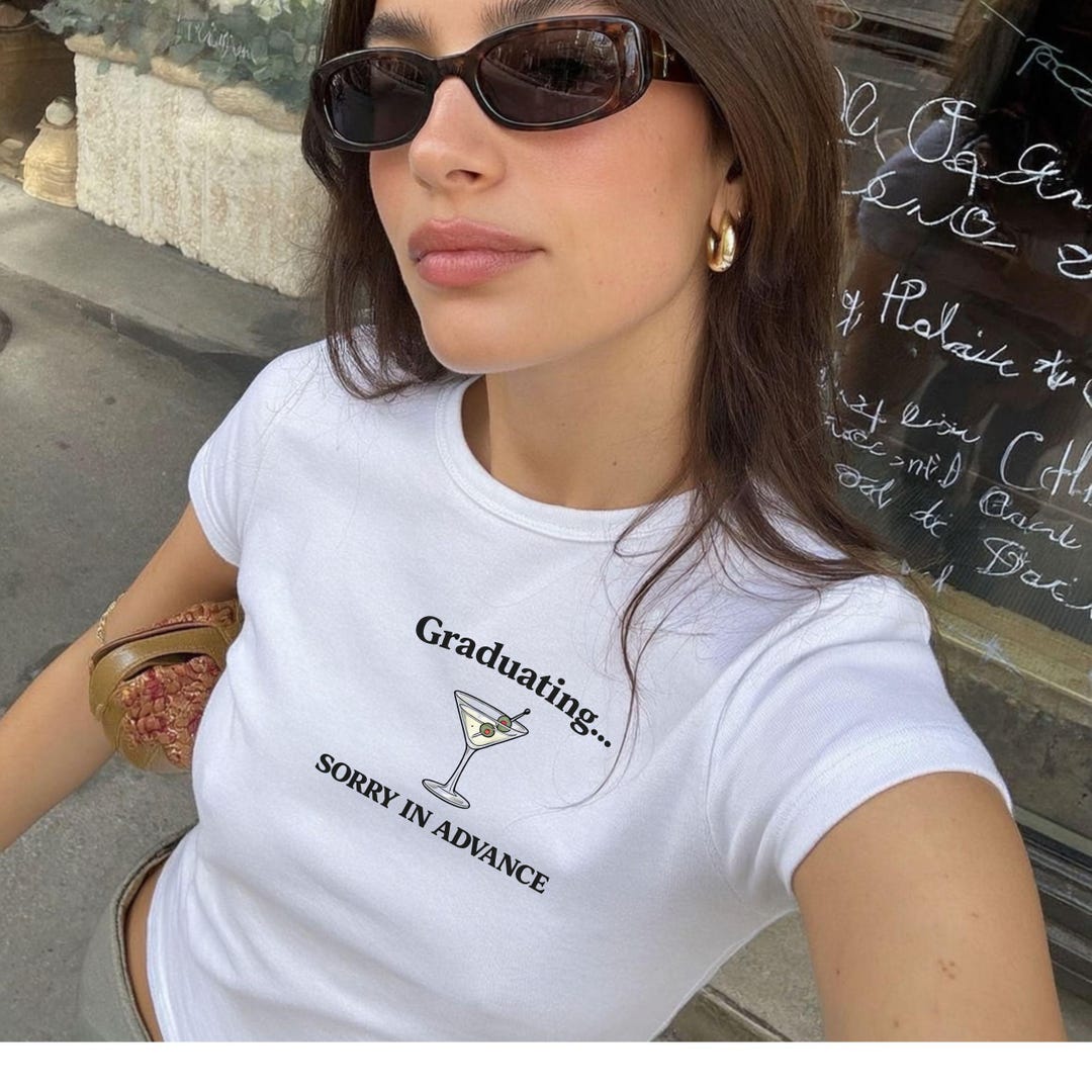 Graduating Sorry in Advance Tee, Class of 2026 Graduation Shirt, Funny ...