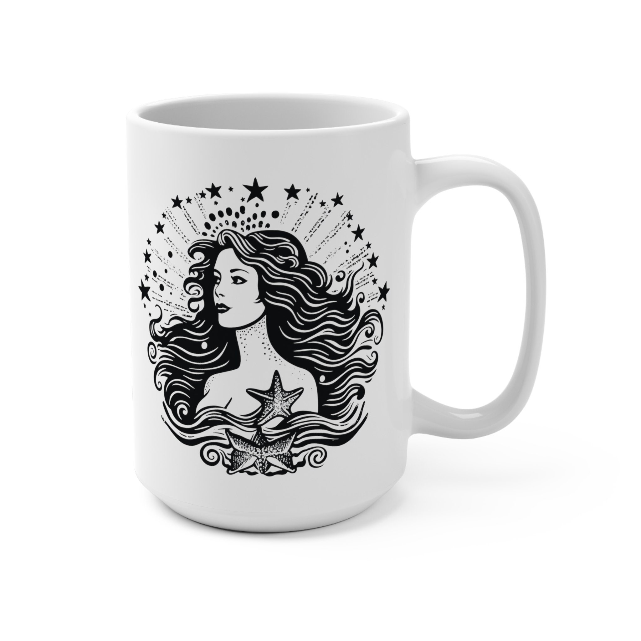 Vintage Mermaid Mug, Mermaid Coffee Mug, Mermaid Gift for Women and ...
