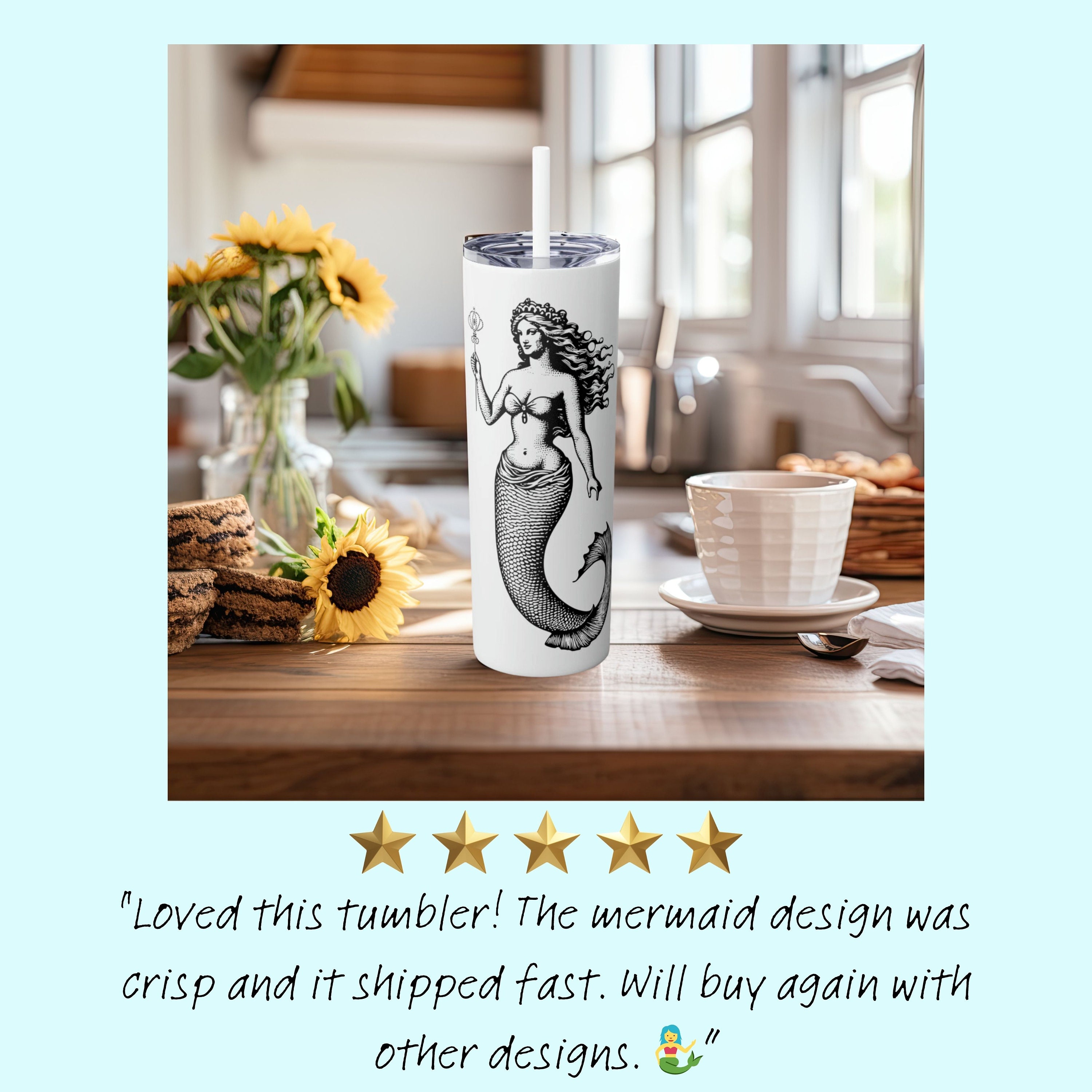 Vintage Mermaid Tumbler, Mermaidcore, Mermaid Mug, Mermaid Mug, Gift ...