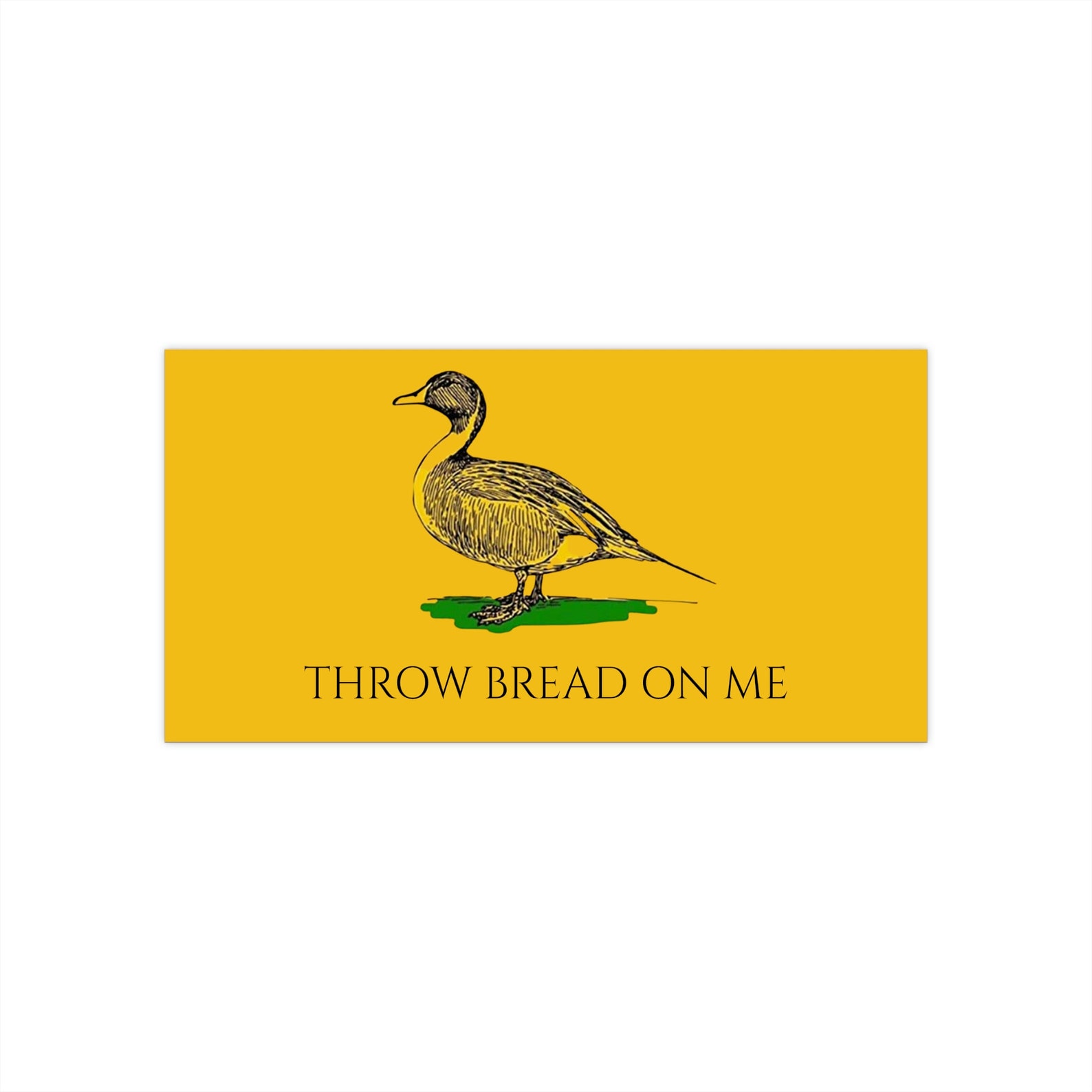 Throw Bread on Me Funny Bumper Sticker - Etsy