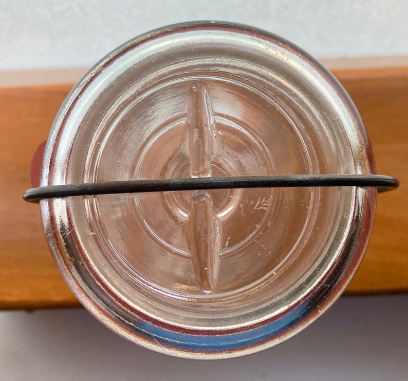 Atlas E-Z Seal Pint Jar (round, Twisted Wire Bail, 1920s, Some Clouding ...