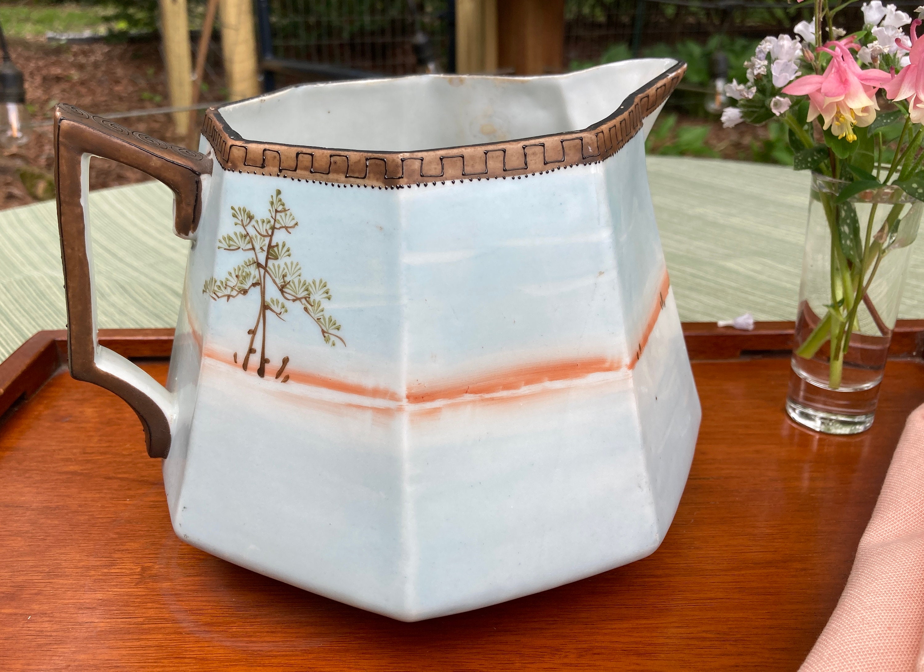 1920s Je-oh Pitcher (8-paneled China Lemonade/cider Pitcher, Art Deco ...