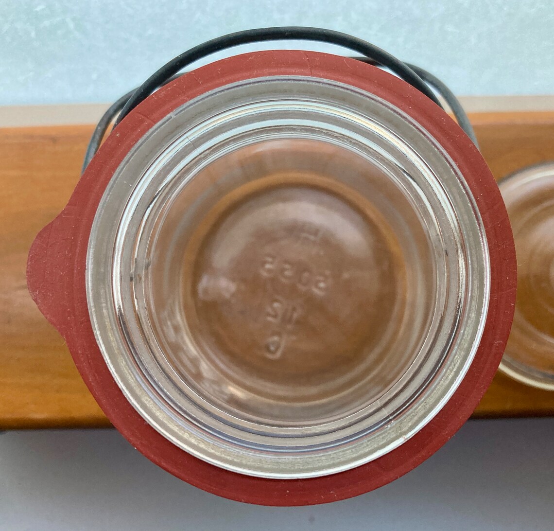 Atlas E-Z Seal Pint Jar (round, Twisted Wire Bail, 1920s, Some Clouding ...