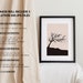 Black Fall Tree Art, Minimalist Line Drawing Wall Decor, Black Wall Art ...