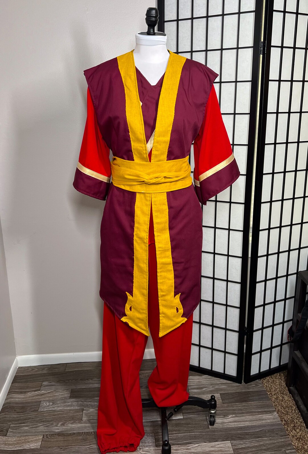 Anime Fire Prince Cosplay Costume Set - Etsy