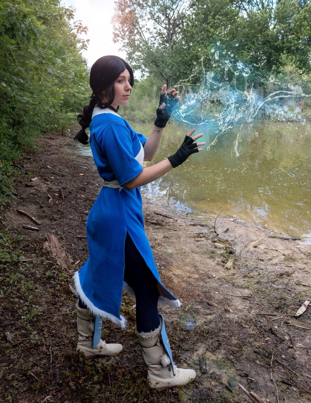 Water Bender Anime Cosplay Set Costume - Etsy