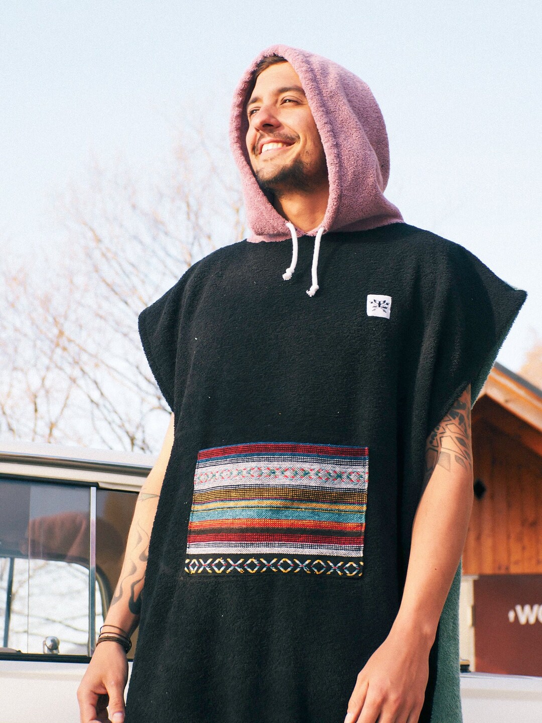 Vintage Organic Terry Cloth Surf Poncho - Etsy