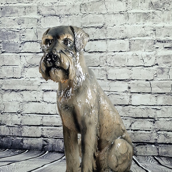 Giant Schnauzer Figure - Etsy