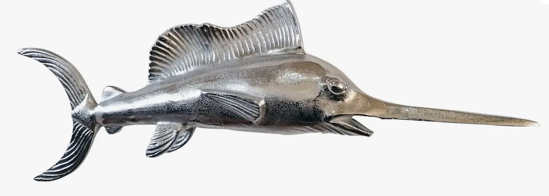 Wall Decoration Swordfish XXL Solid 92 Cm Metal New - Etsy
