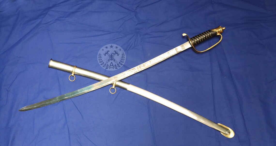 US Civil War Swords With Engraving and Steel Scabbard Christmas Gift - Etsy