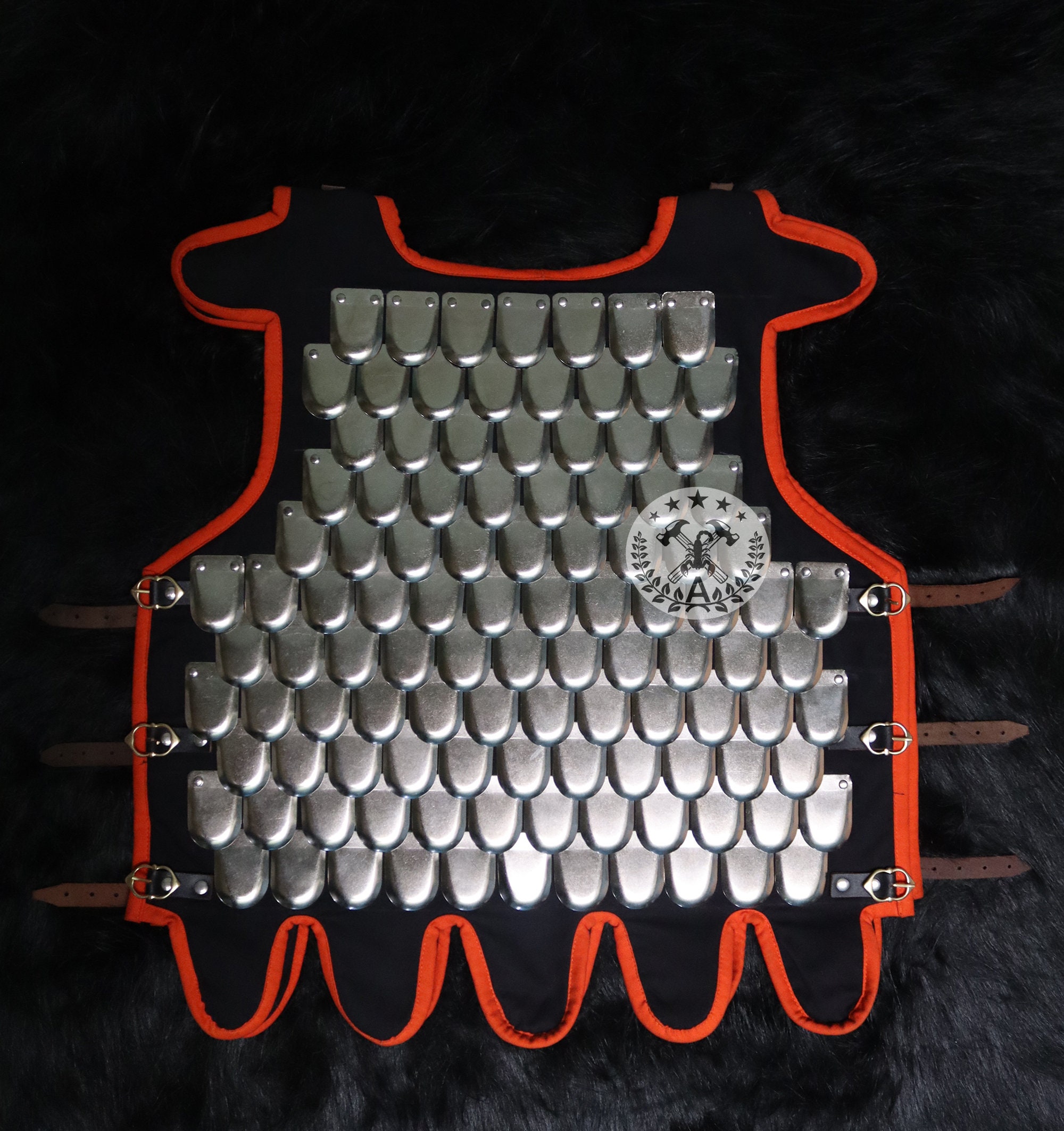 Steel Scale Armor With Skirt - Etsy