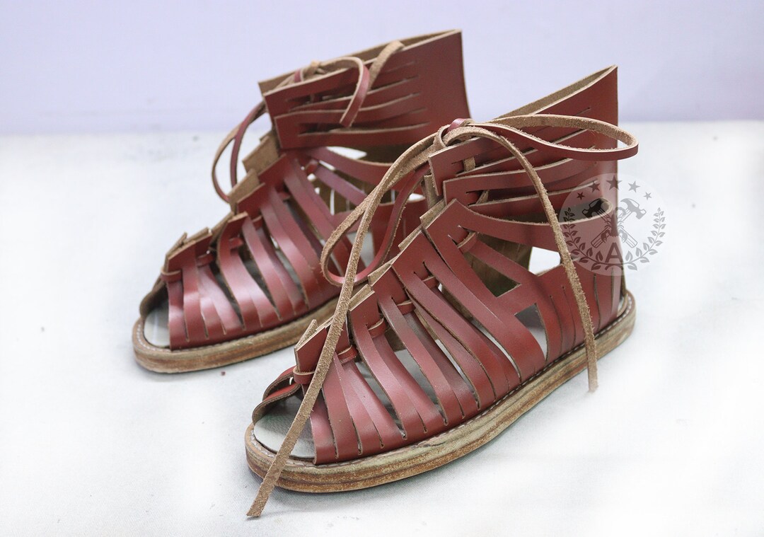 Roman Simple Caligae, Hand-crafted From Thick 3mm Leather Christmas ...