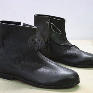 Medieval Side-laced Ankle Boots, Dark Brown, Christmas Gift - Etsy