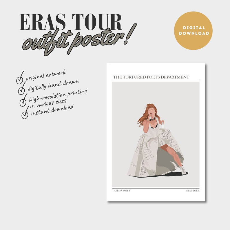 Taylor Swift, TTPD, Tortured Poets Department Eras Tour, Outfits, TS ...