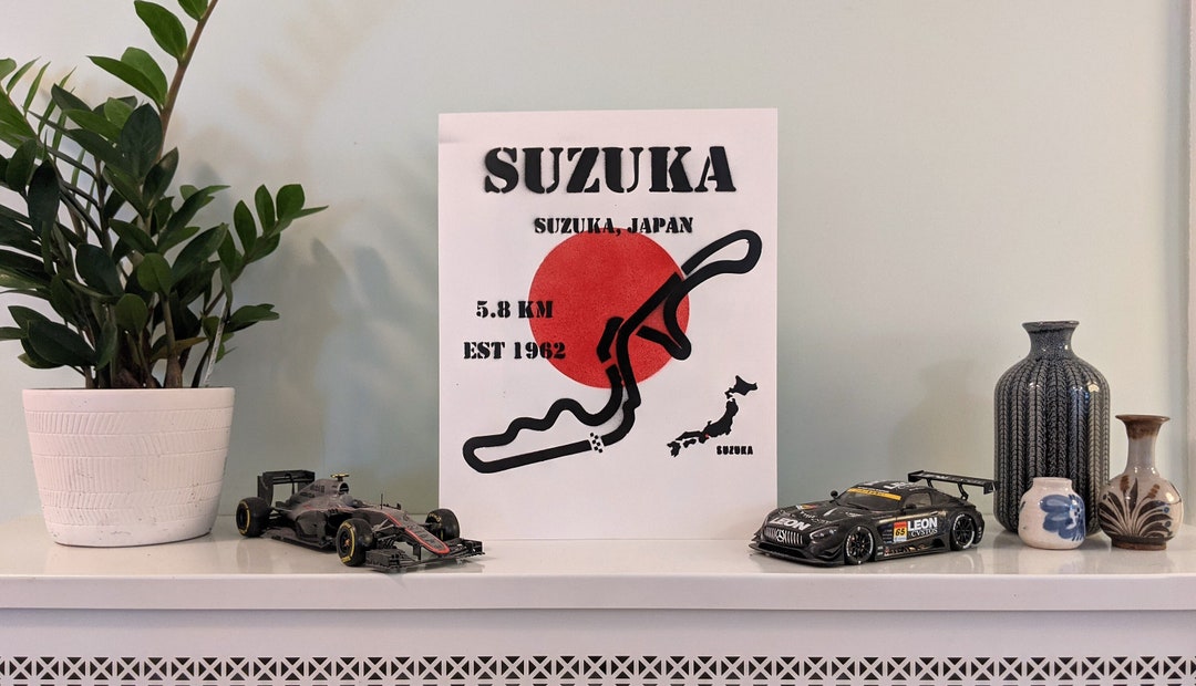 11x14 Suzuka Circuit Japan Formula 1 Racetrack Poster, Wall Decor - Etsy